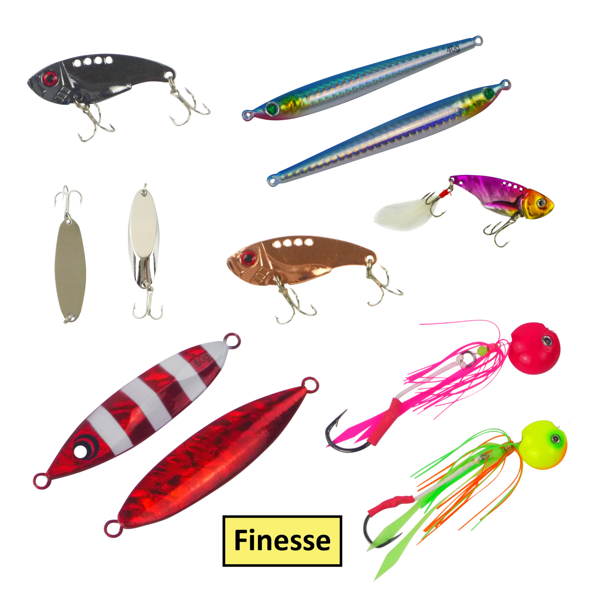 Metal Lures; Jigging & Casting Metal Lures & Blades – Blue Seas Tackle Co