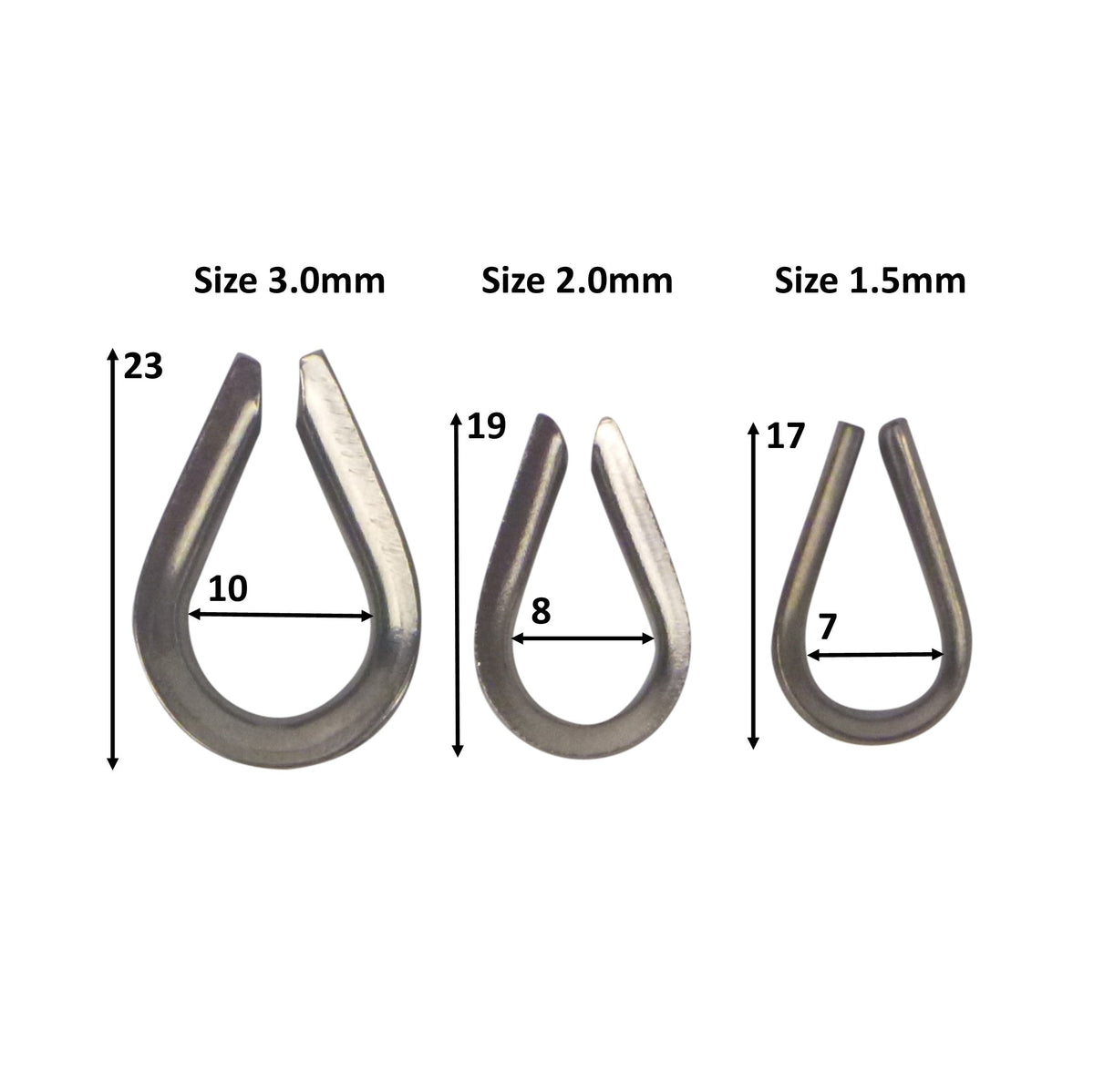 Swimerz Rigging Thimbles, 2.0mm, Qty 25 – Blue Seas Tackle Co